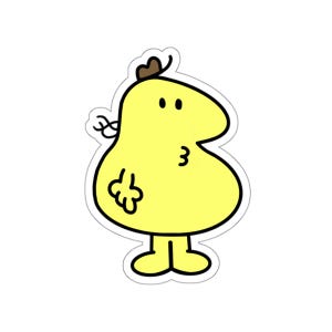 Charlie Dompler Mr. Men Sticker - Etsy