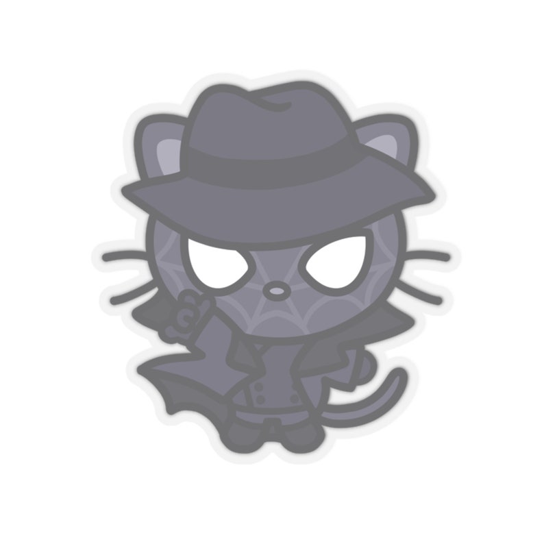 Spider-noir Chococat Sticker - Etsy