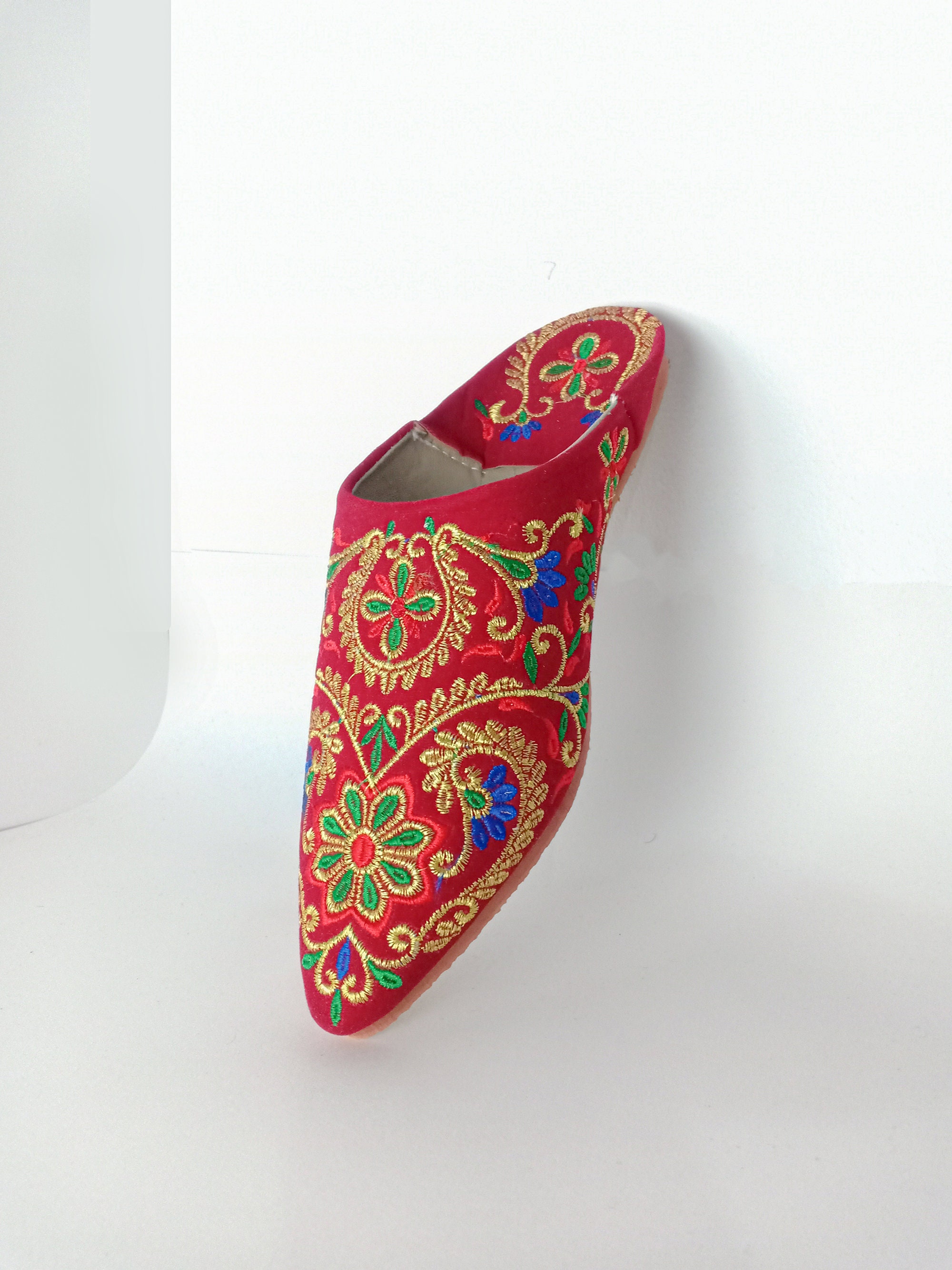 Moroccan Handmade Slippers || Leather Unisex Babouches || Babouche ...