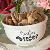 Gaming Snack Jar , Personalised Jar , Treat Jar , Wooden Lid Jar , Gift ...