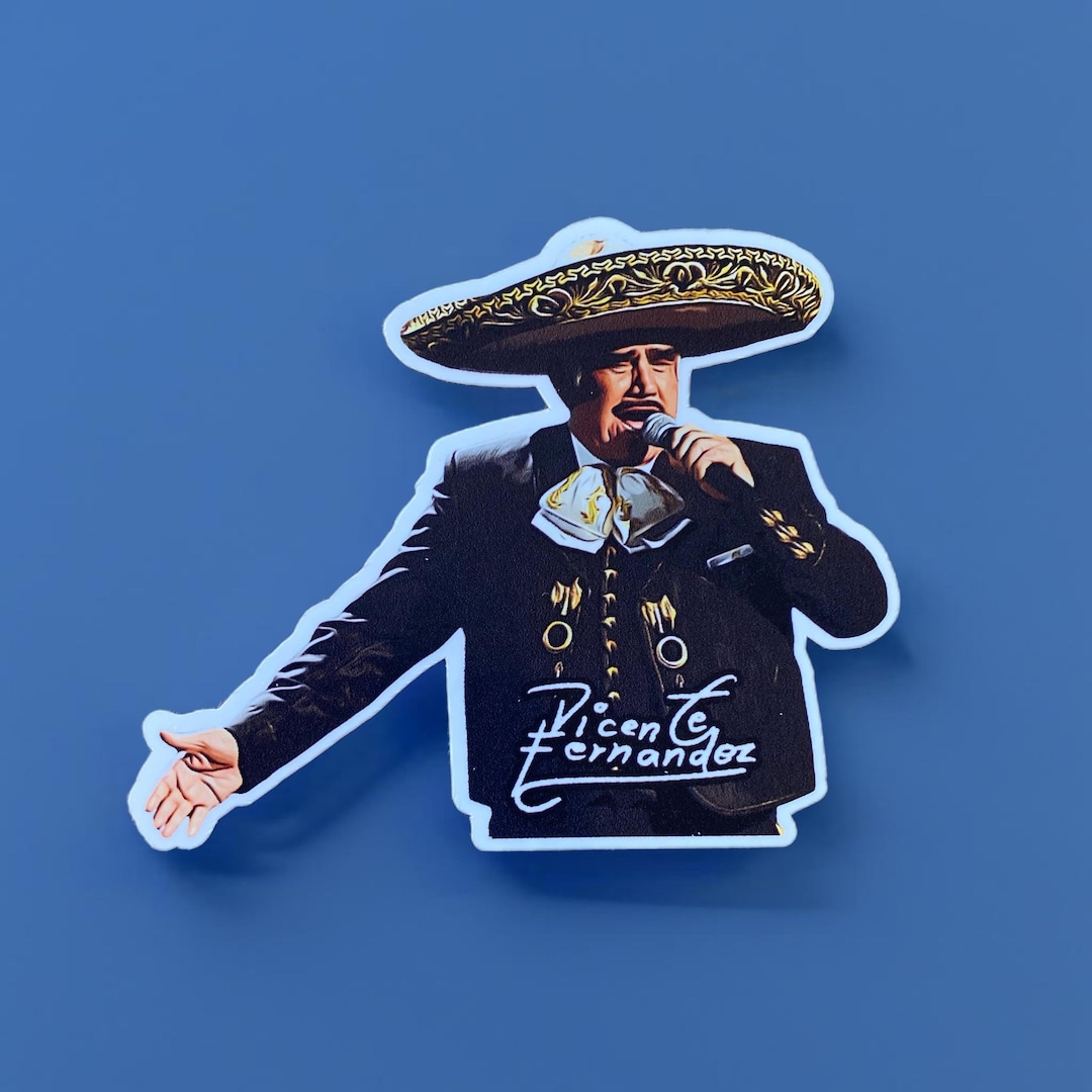 Vicente Fernandez Vinyl Sticker Decal, Mariachi Stickers, Latino ...