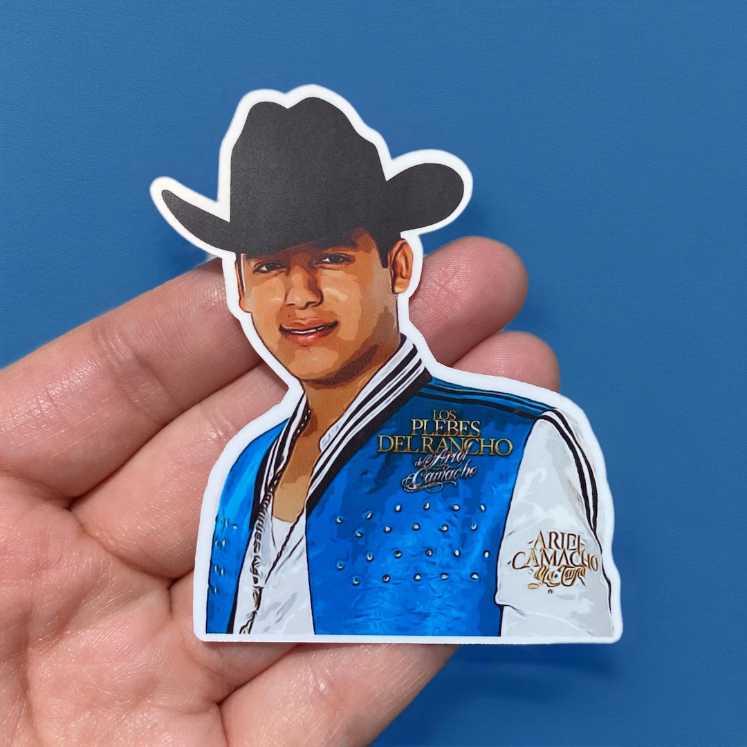 Ariel Camacho Vinyl Sticker Decal, Los Plebes Del Rancho Sticker ...
