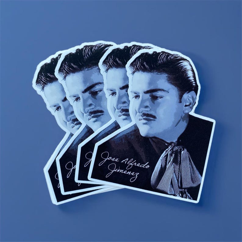 Jose Alfredo Jimenez Vinyl Sticker Decal, Mariachi Stickers, Latino ...