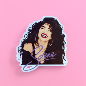 Selena Quintanilla Vinyl Sticker Decal, Queen of Tejano Latina Sticker ...