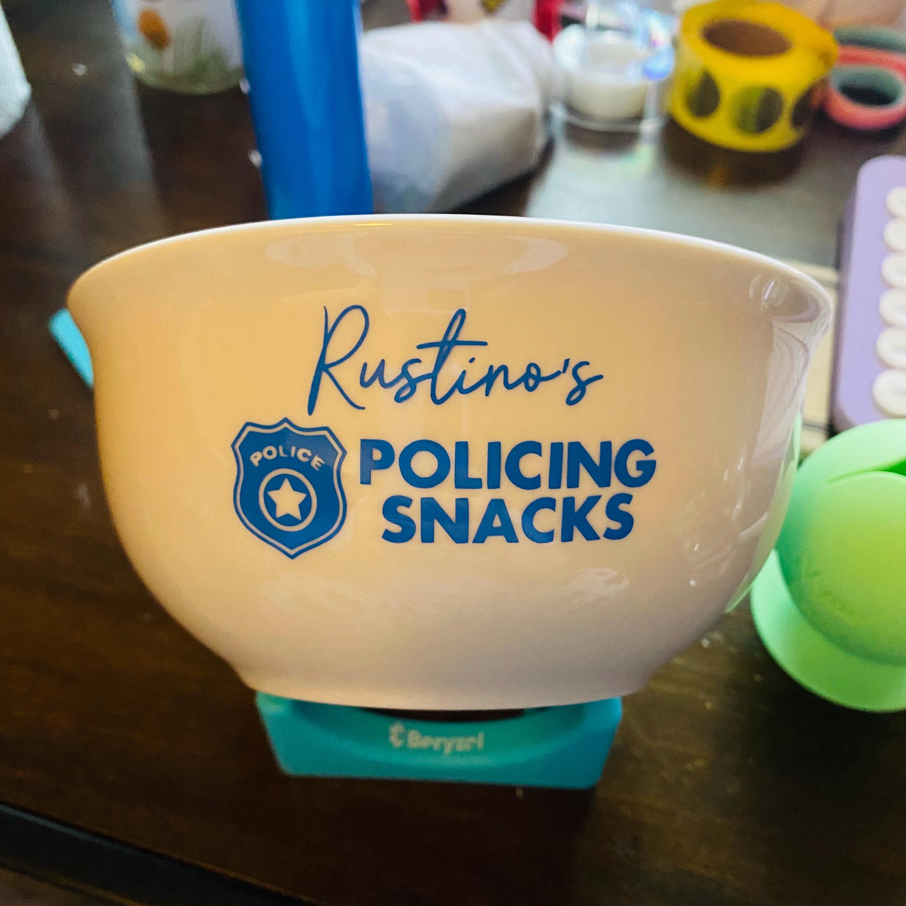 Personalized “gaming Snacks” Gift Bowl, Custom Gamer Gifts, Birthday ...