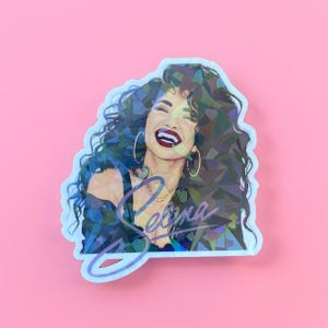 Selena Quintanilla Vinyl Sticker Decal, Queen of Tejano Latina Sticker ...