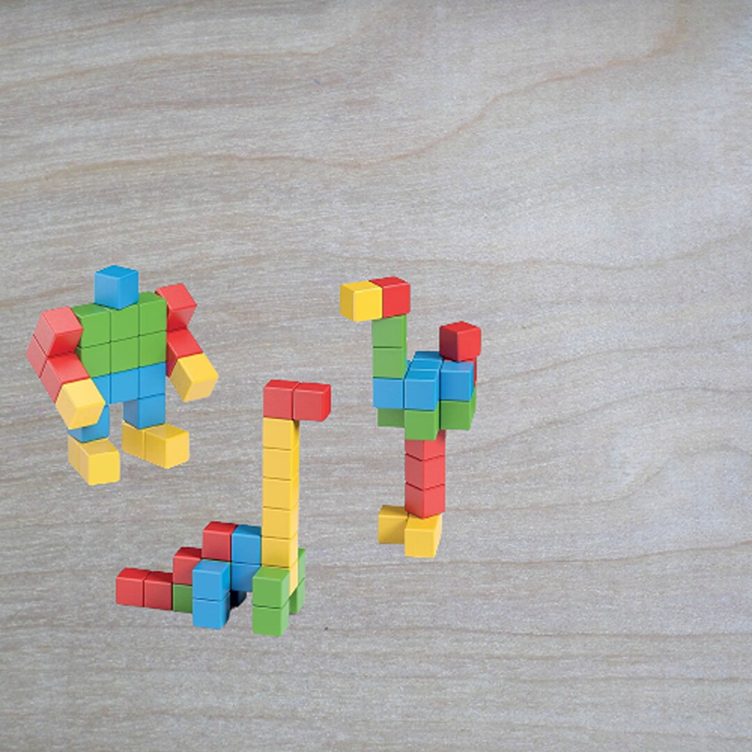 Magnetic Stacking Cubes Building Set Large Blocks for - Etsy