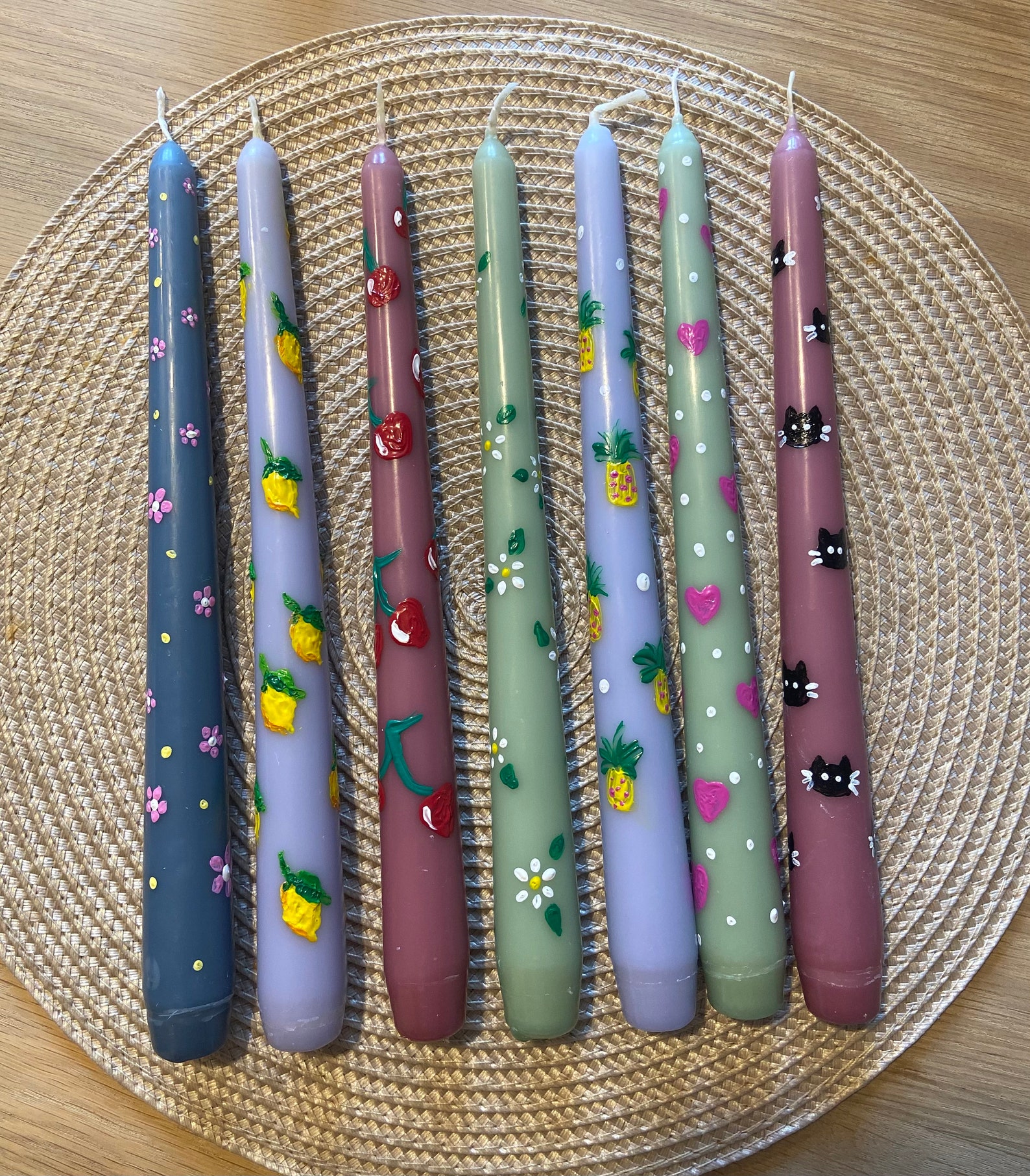 Candle Painting Kit: DIY Craft Activity With 4 Candles - Etsy