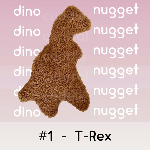 Dino Nugget Stuffed - Etsy