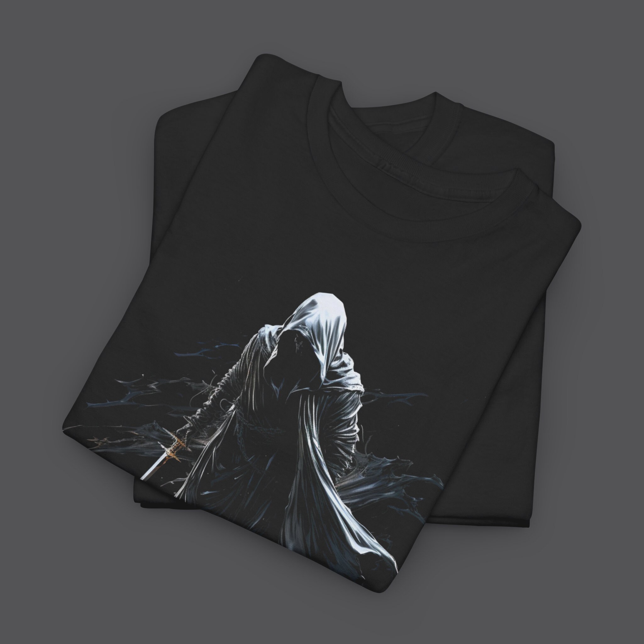 Goth Grim Reaper T-shirt, Grim Reaper Shirt, Punk Aesthetic, Alt ...