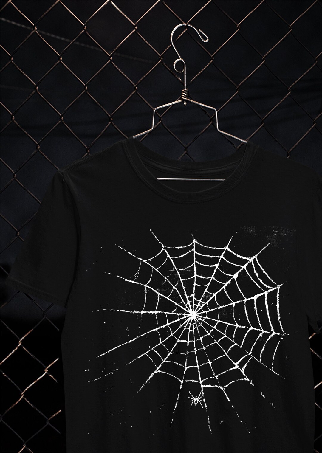 Spider Web T-shirt, Trad Goth, Goth Spider Tshirt, Spider Web Print ...