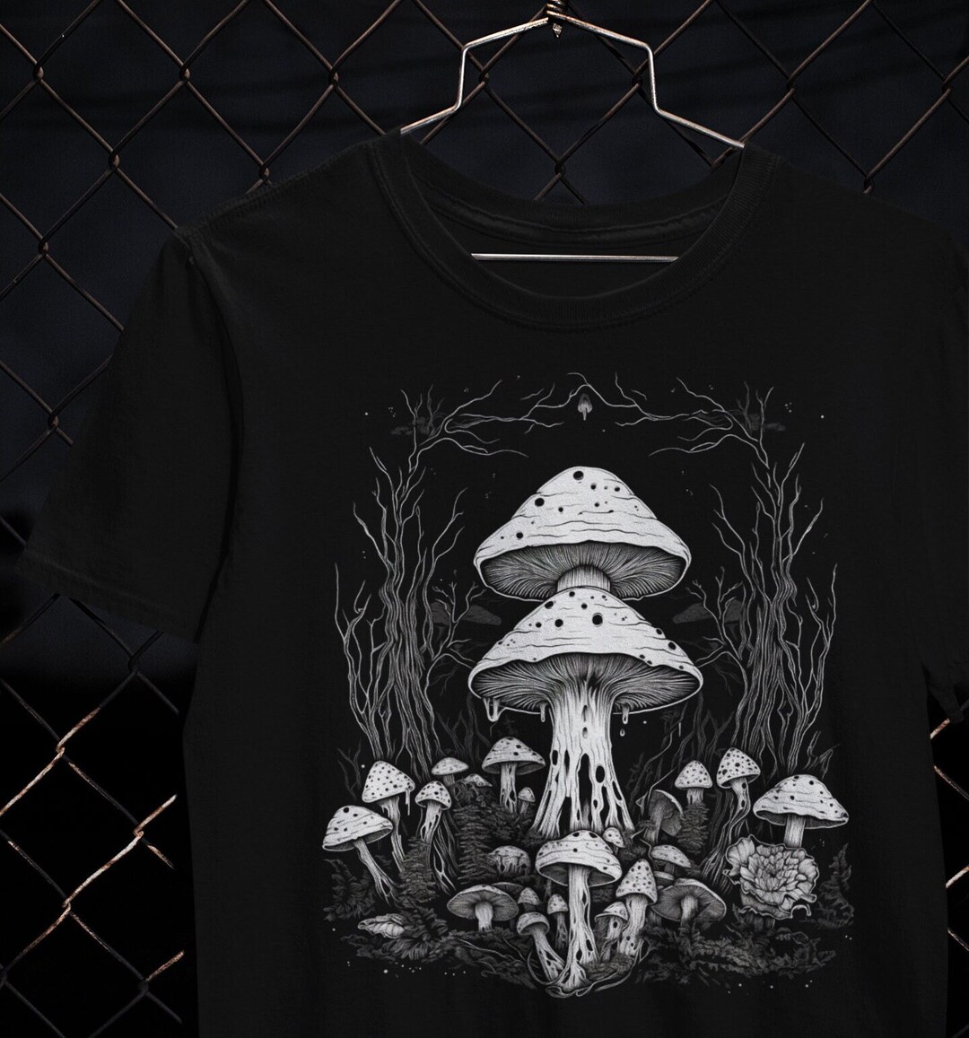 Weirdcore Mushroom T-shirt, Pastel Goth Clothing, Witchy Clothing, Y2K ...