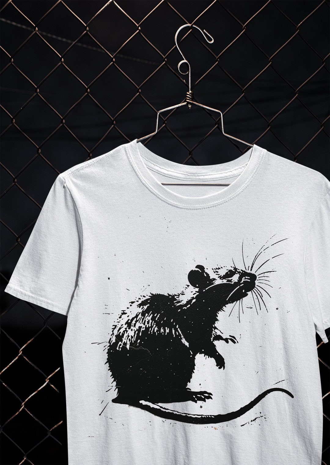 Dark Rat T-shirt, Trad Goth, Weirdcore Rat Tshirt, Goth Aesthetic ...