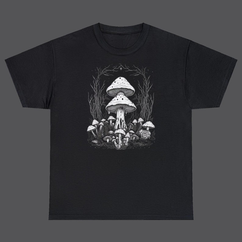 Weirdcore Mushroom T-shirt, Pastel Goth Clothing, Witchy Clothing, Y2K ...