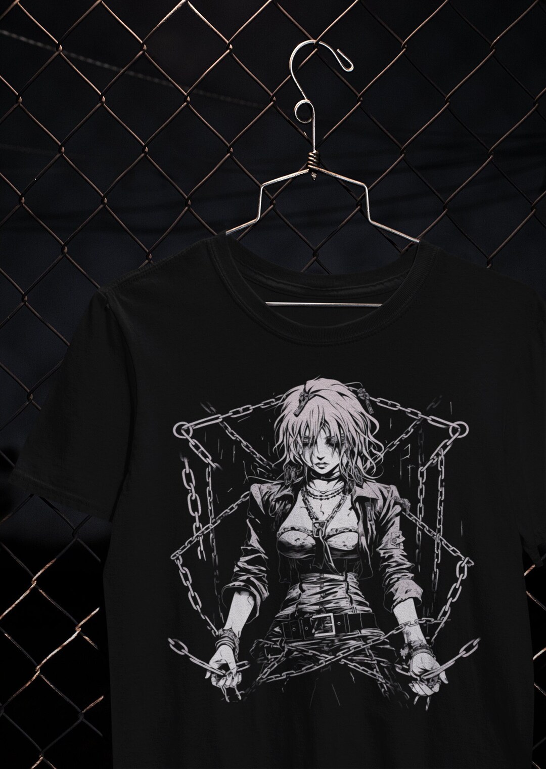 Gothic Girl Shirt, Y2K Clothing, Trad Goth, Creepy Doll Shirt, Pastel ...