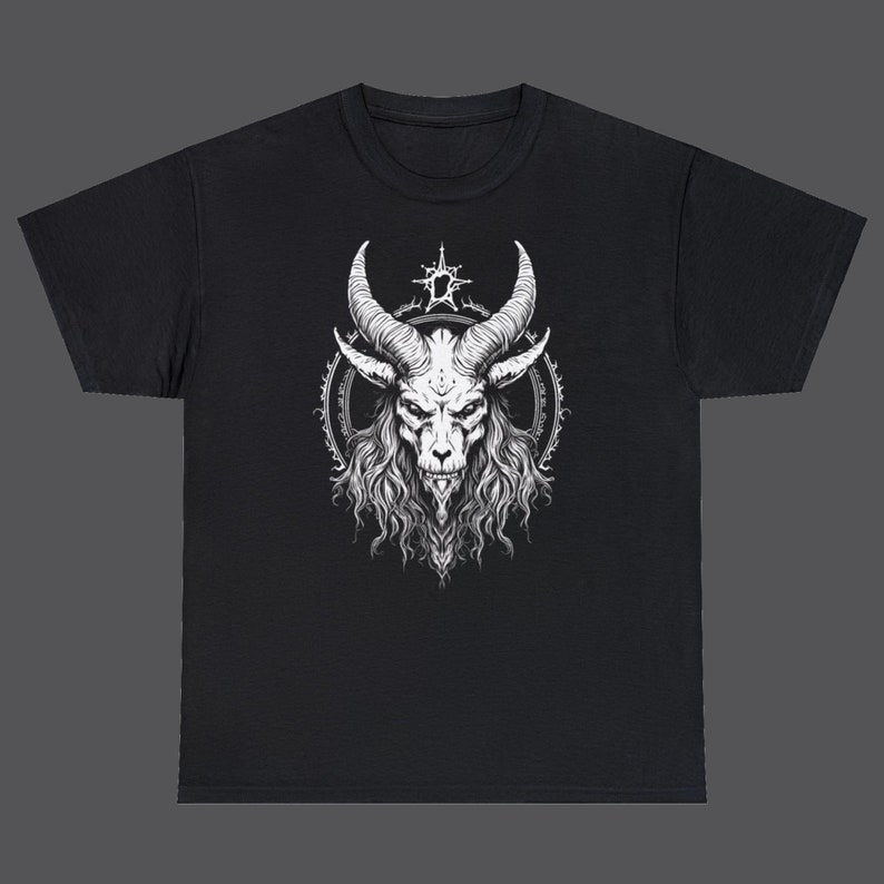 Devil Goat Goth T-shirt, Satanic T-shirt, Pastel Goth Clothing, Fairy ...