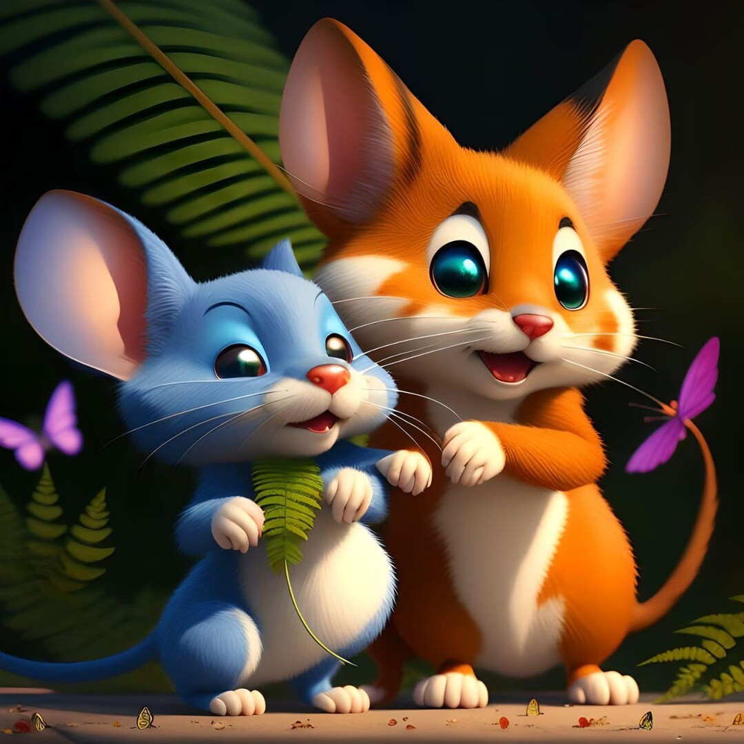 Digital Art of Tom & Jerry - Etsy