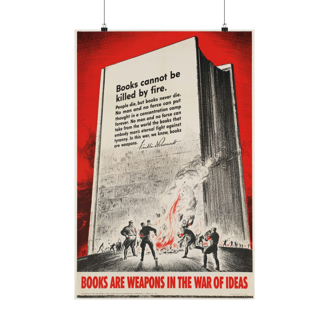 WW2 War Propaganda ("books Are Weapons in the War of Ideas") - Etsy