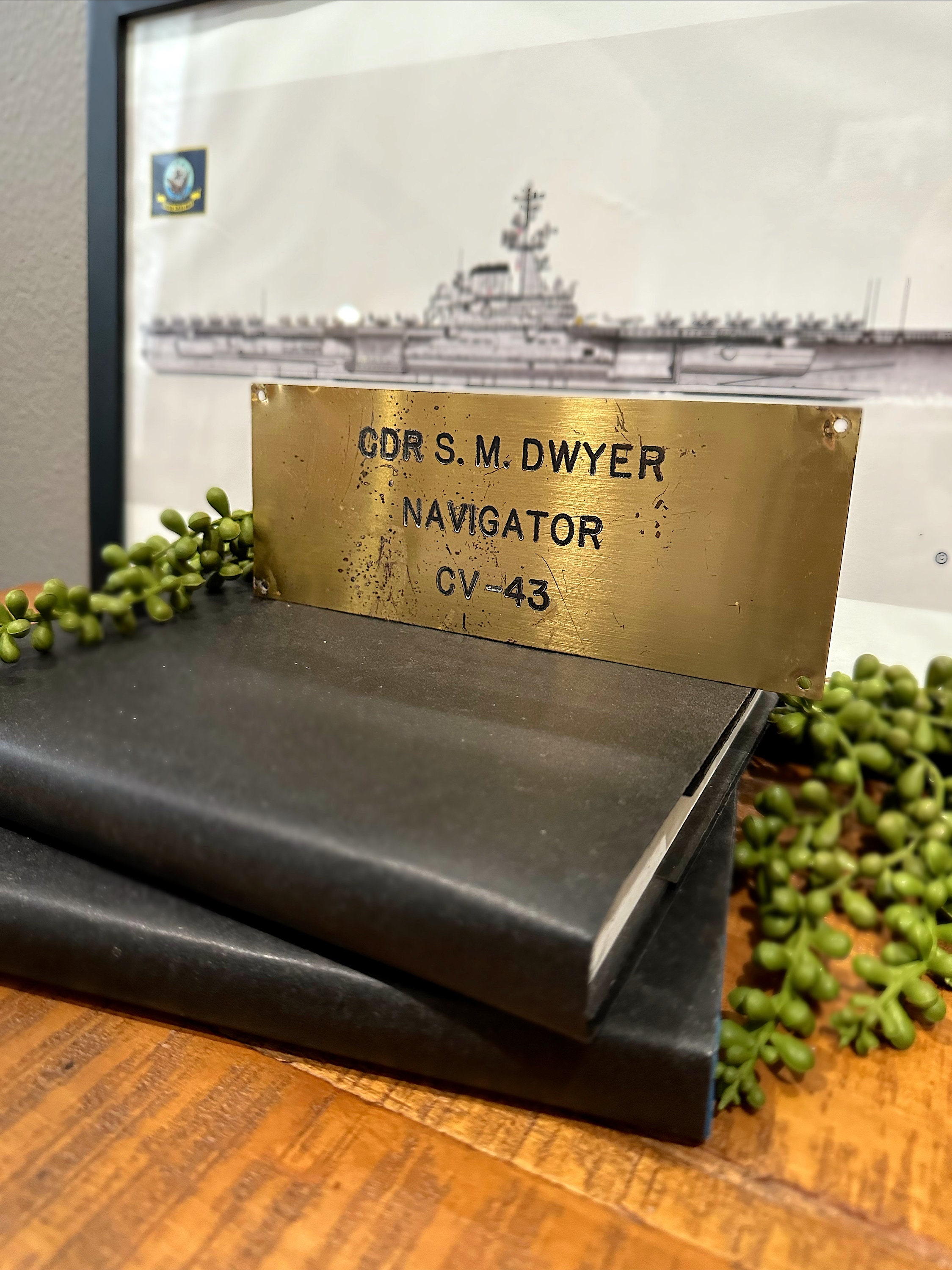 Military Memorabilia, Military Name Plate, Navy Memorabilia, Military ...