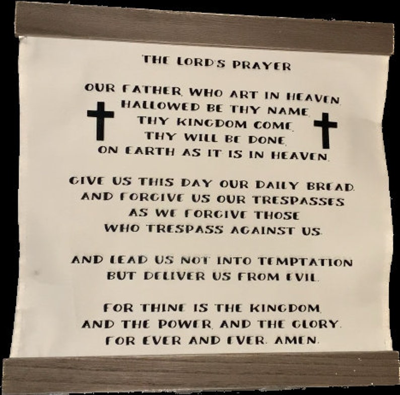 Lords Prayer Banner - Etsy