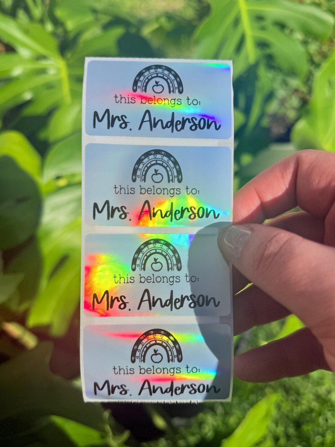 Personalized This Belongs to • Personalized Teacher Stickers • Back to ...