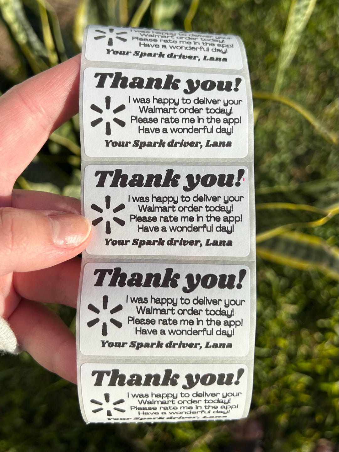 Personalized Spark Driver Stickers Spark Delivery Stickers Custom Spark ...