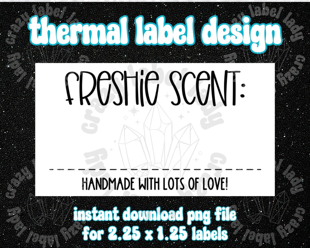Freshie Scent Sticker PNG, Car Air Fresheners, Scent Label, Thermal ...