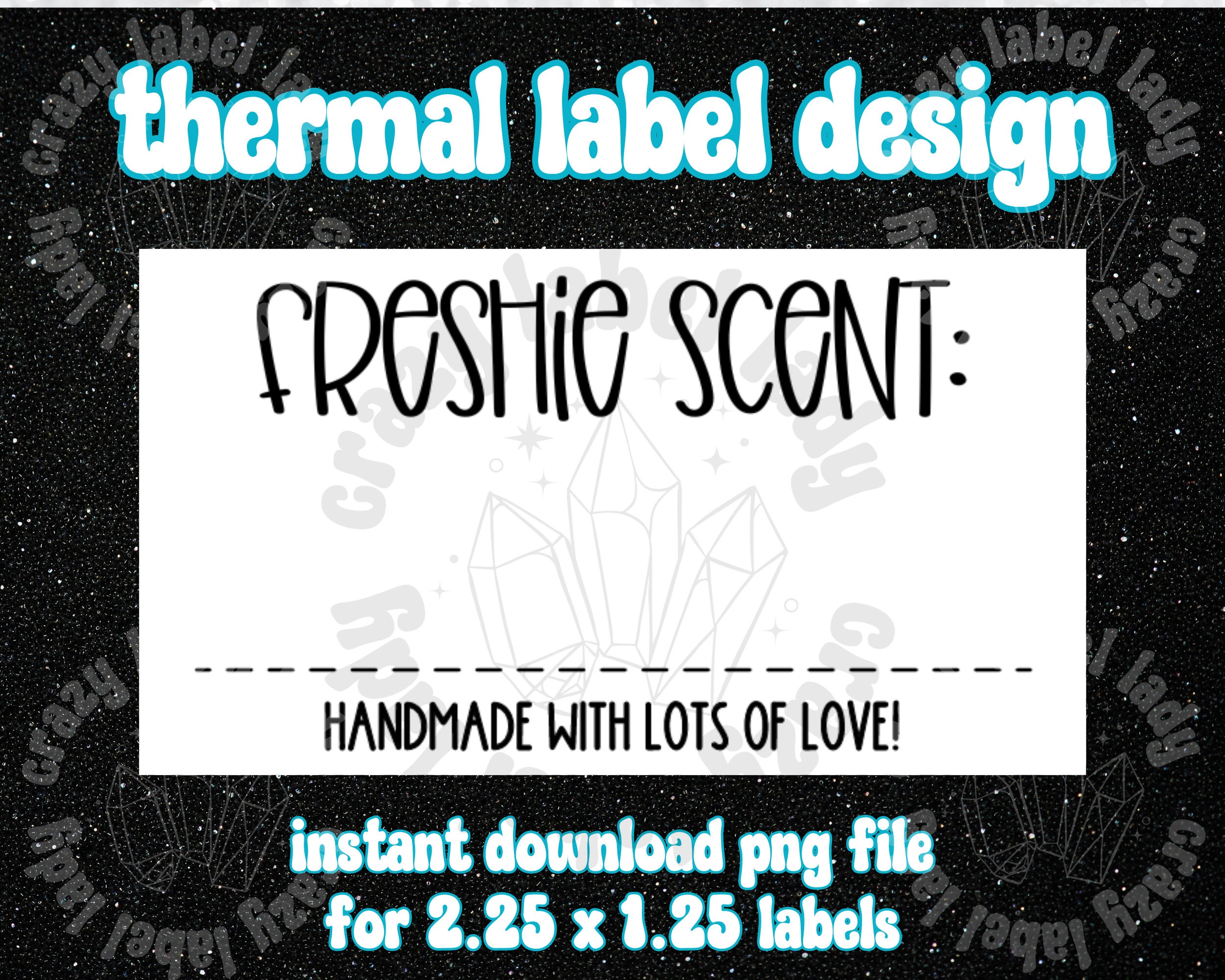 Freshie Scent Sticker PNG, Car Air Fresheners, Scent Label, Thermal ...