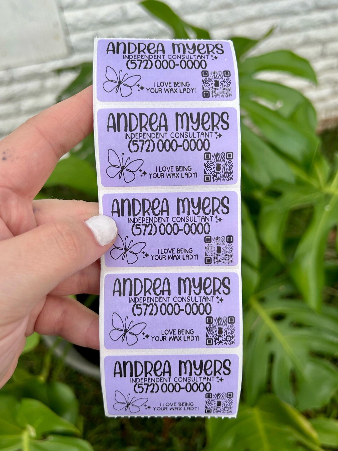 Butterfly Scentsy Independent Consultant Stickers With QR Code • Custom ...