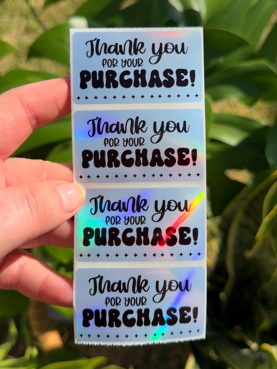 Thank You for Your Purchase Stickers • Thank You Stickers • Small ...