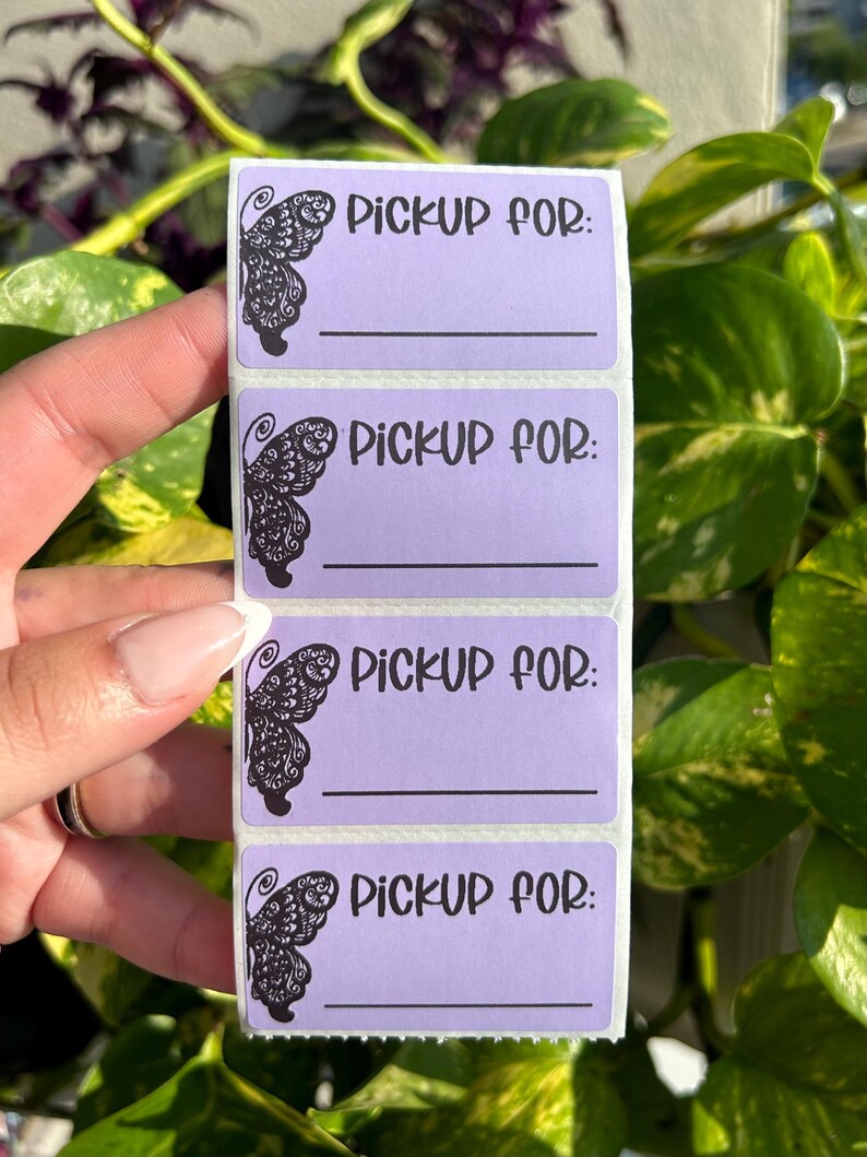 Pick up Butterfly Stickers • Pick up for Stickers • Pick up Name ...