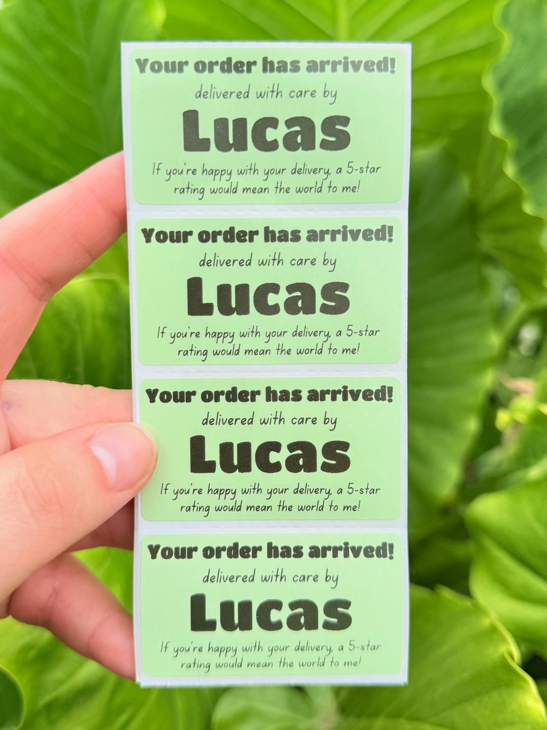 Personalized Delivery Driver Stickers • Food Delivery Stickers • Thank ...