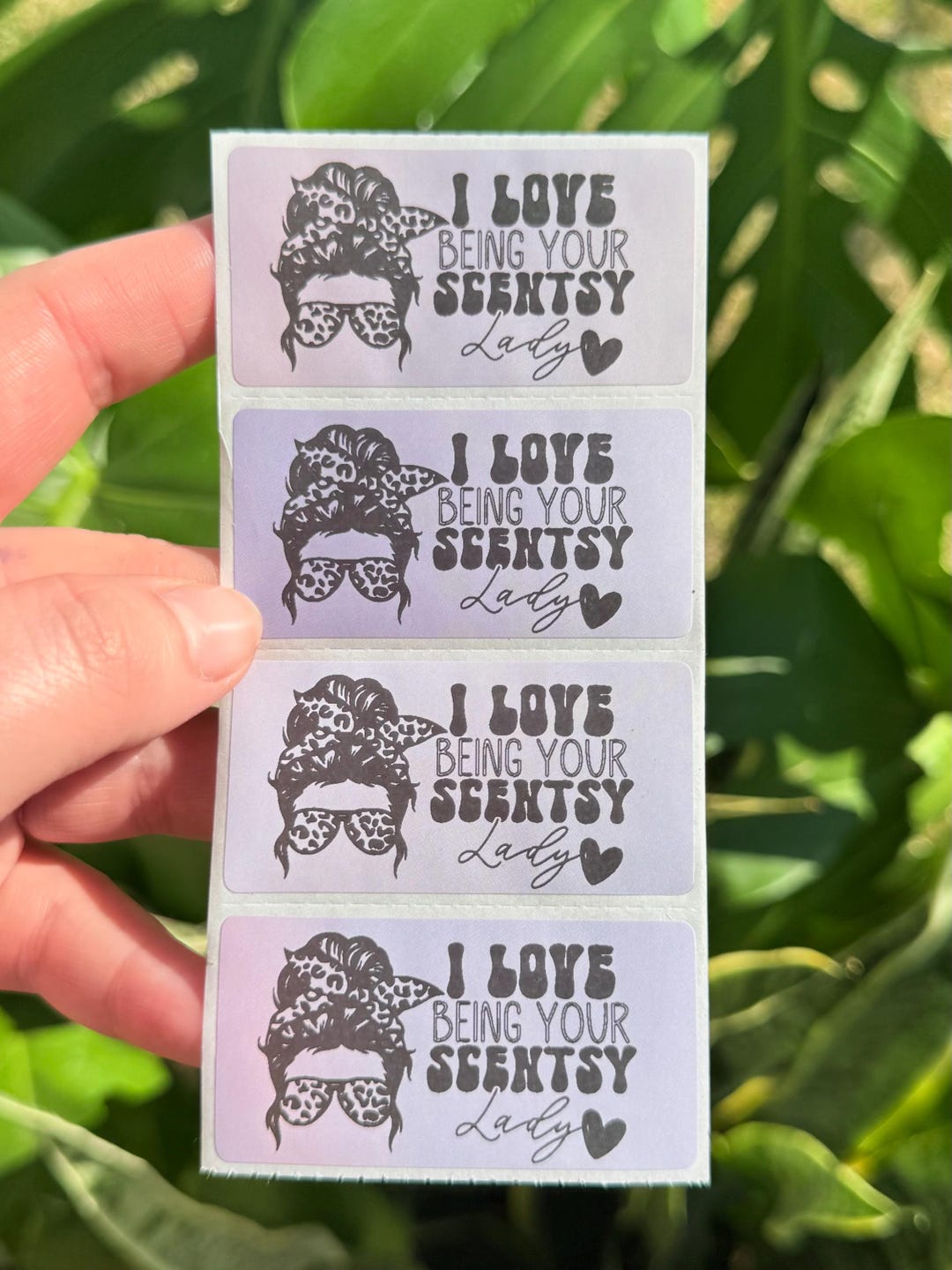 I Love Being Your Scentsy Lady Stickers • Messy Bun Mom Scentsy ...
