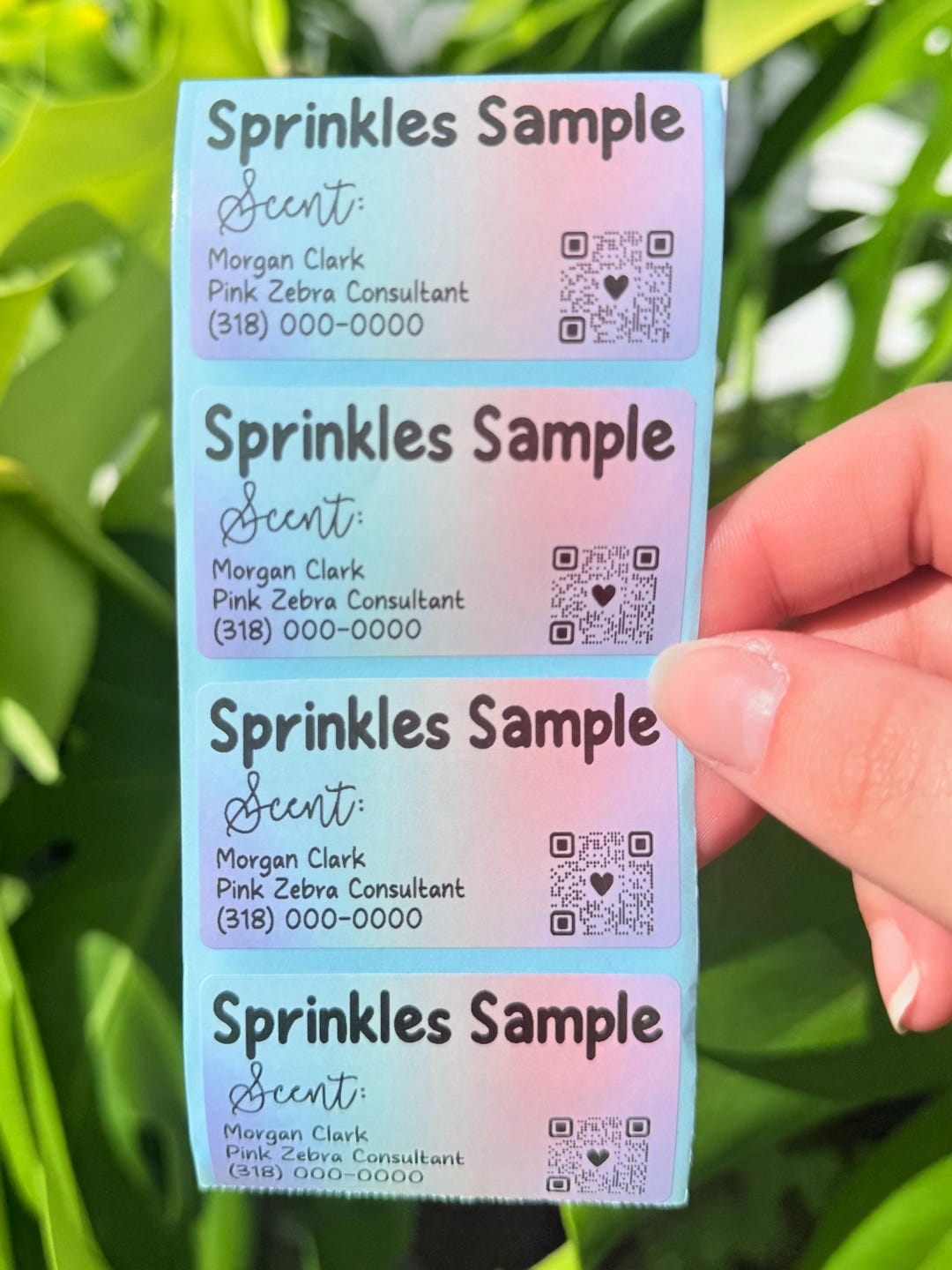 Pink Zebra Sprinkles Sample Labels• Pink Zebra Independent Consultant ...