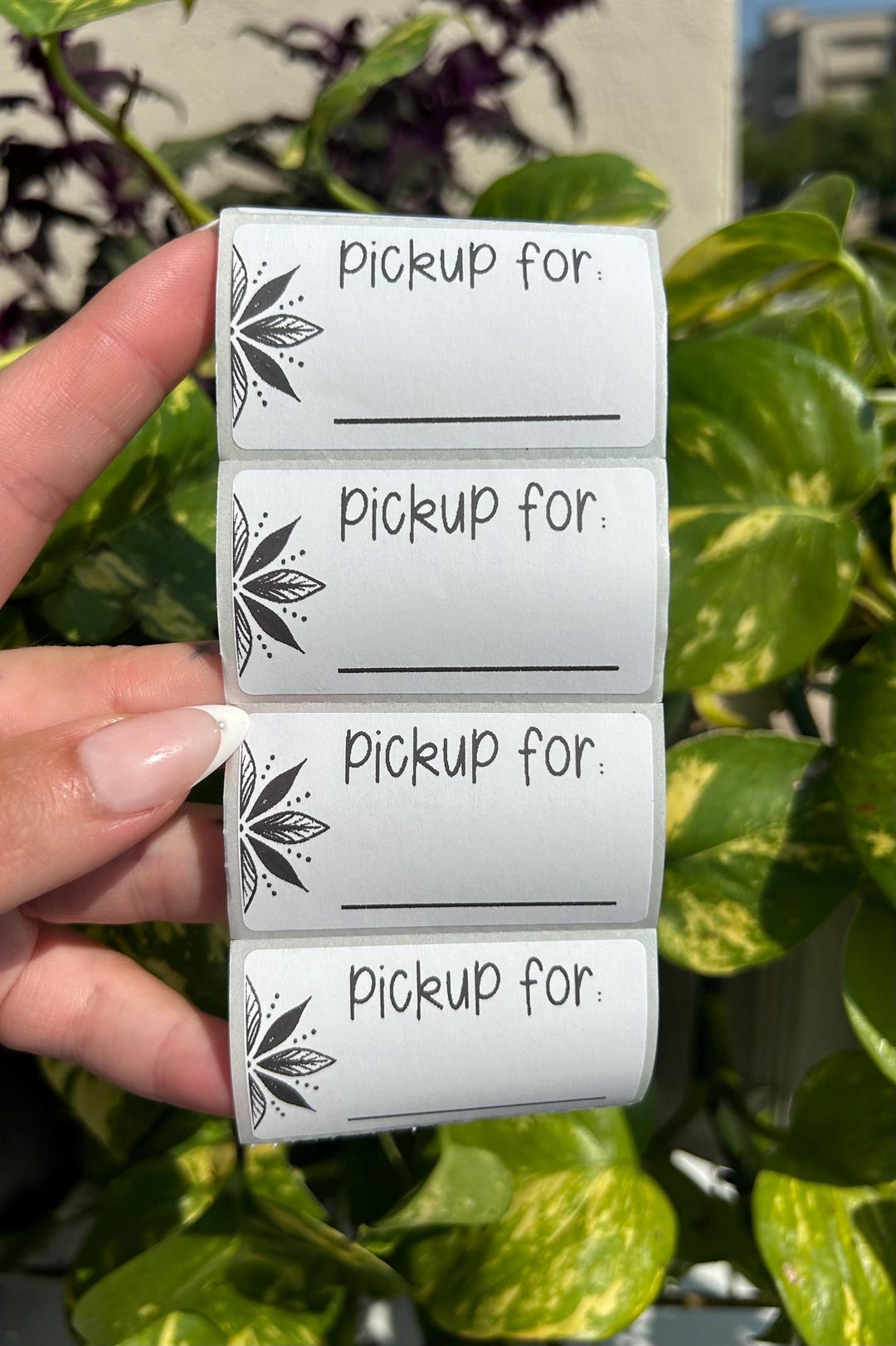 Pick up Flower Stickers • Pick up for Stickers • Pick up Name Stickers ...