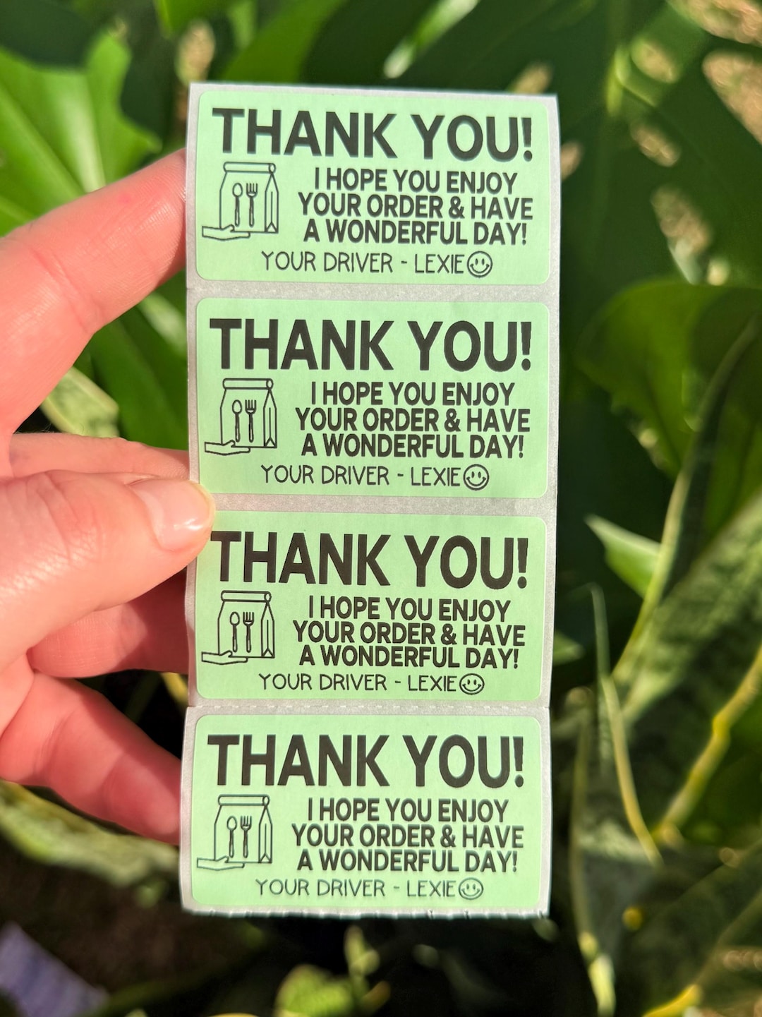 Personalized Delivery Driver Stickers • Doordash and Ubereats Driver ...