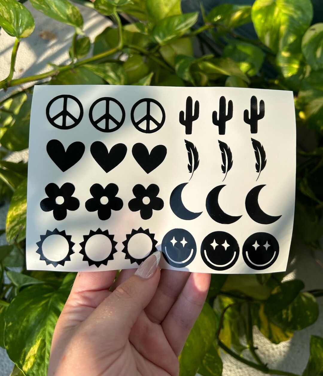 Summer Tanning Stickers Tanning Bed Stickers Spray Tan Stickers Tanning ...