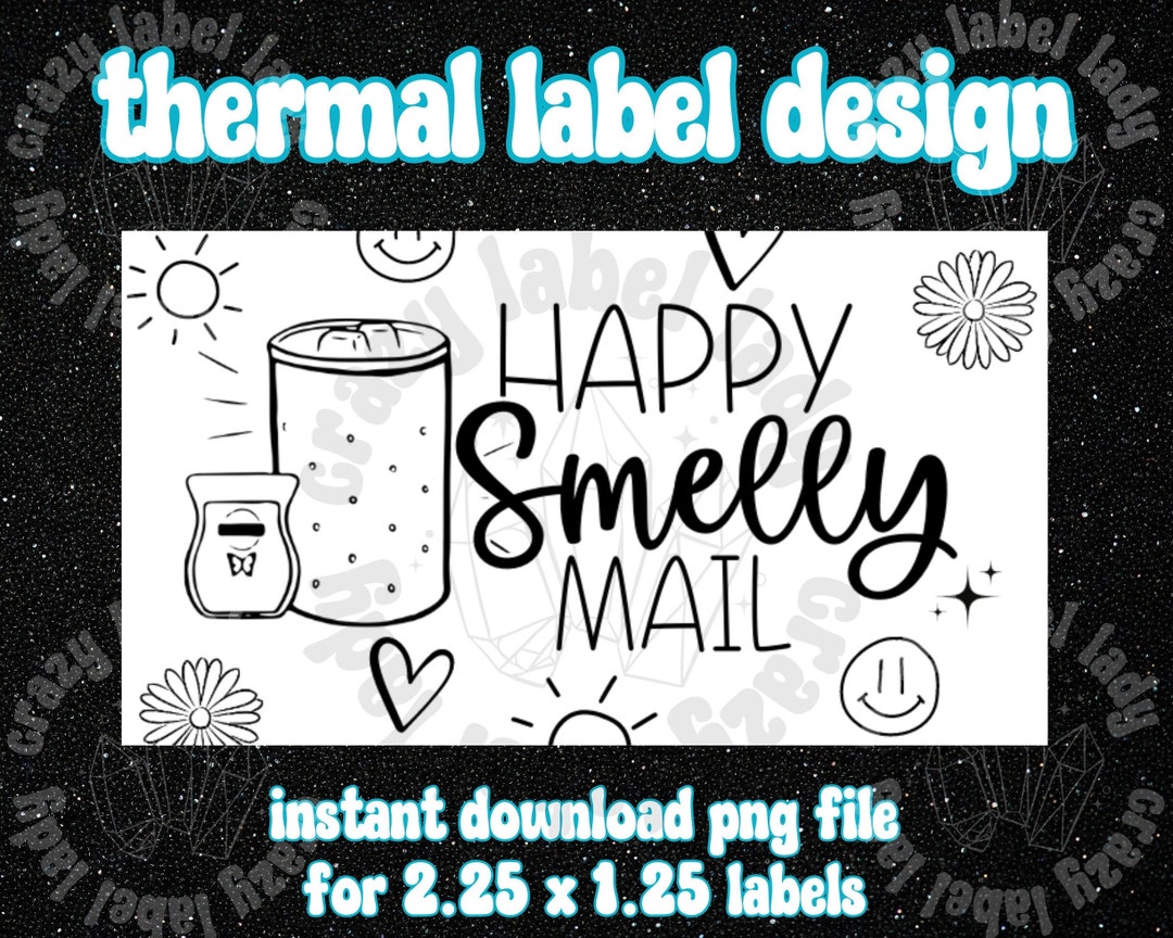 Happy Smelly Mail Sticker PNG, Scentsy Sticker, Thermal Label PNG ...