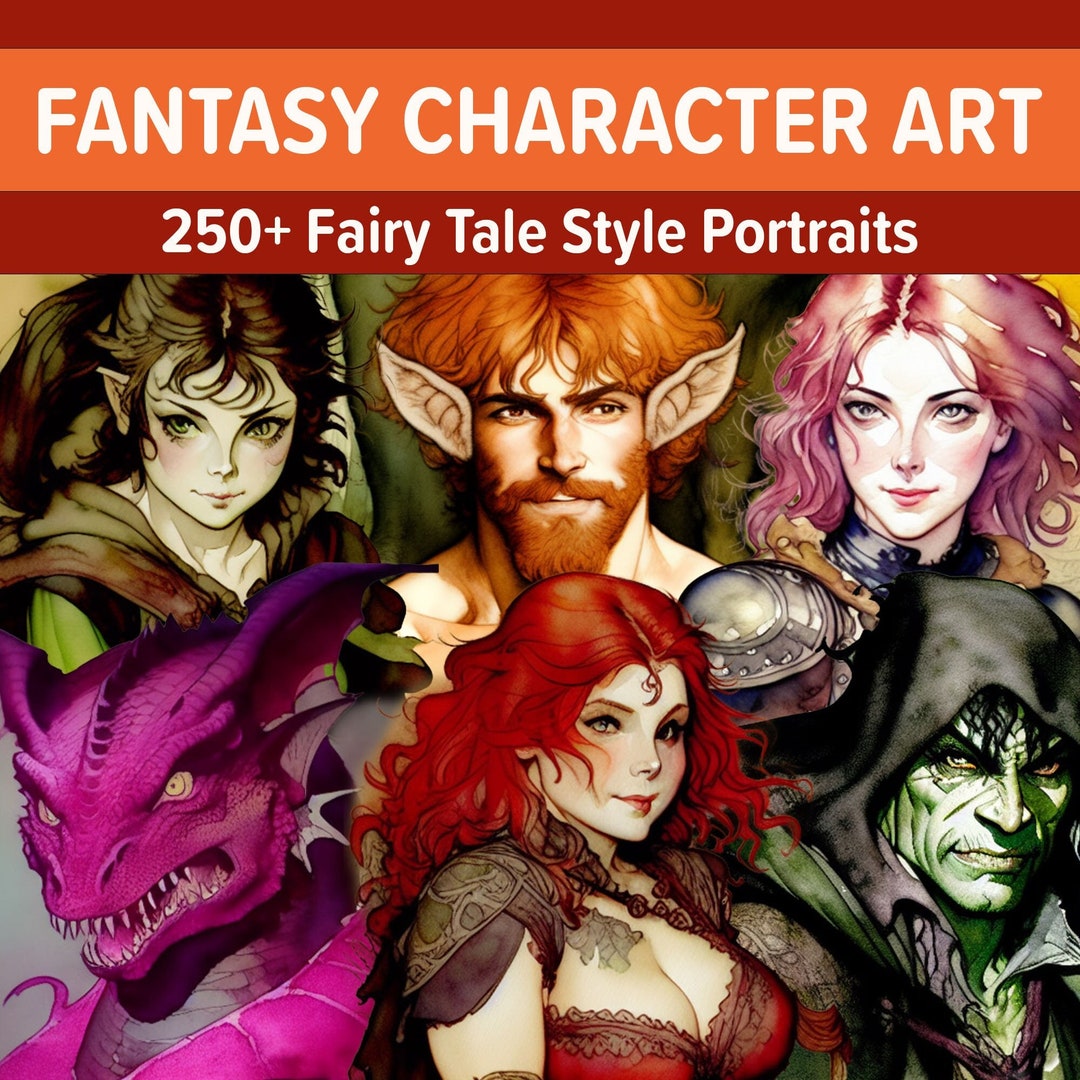 Character Portraits - Npcs - Monsters - Fairy Tale Style Art for ...