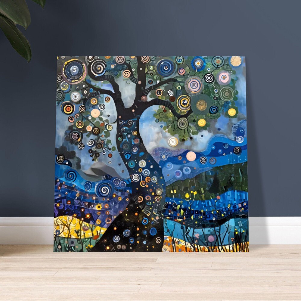 Unique Styled Klimt Design, Home Decor Wall Art, Living Room Art ...