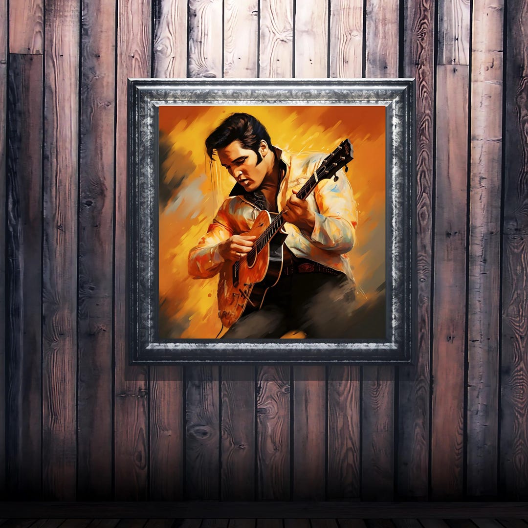 Elvis Presley Art Print - Museum Quality Materials, Elvis Wall Art ...