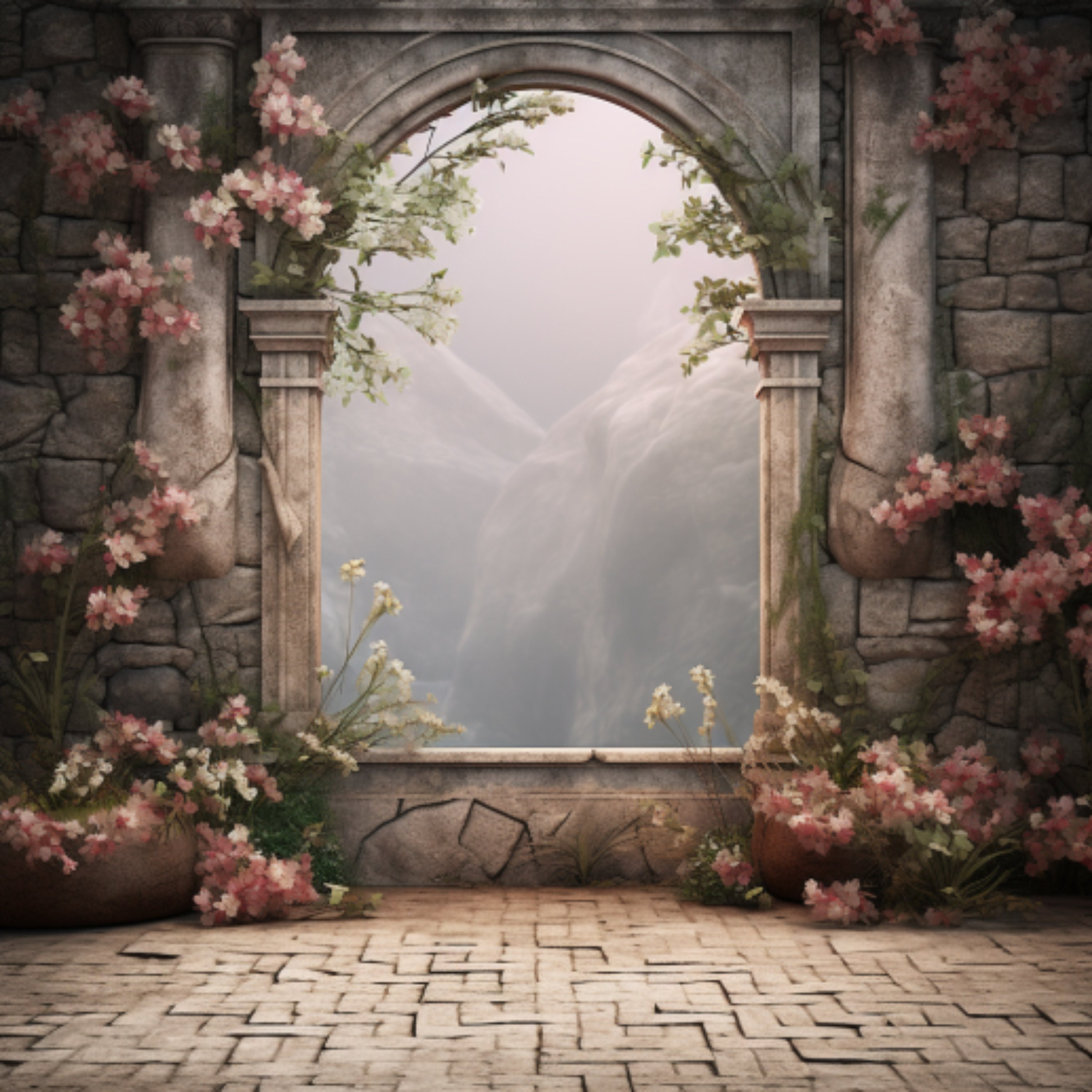 Weddings and Maternity Unforgettable Moments, Digital Backdrops. Set of ...