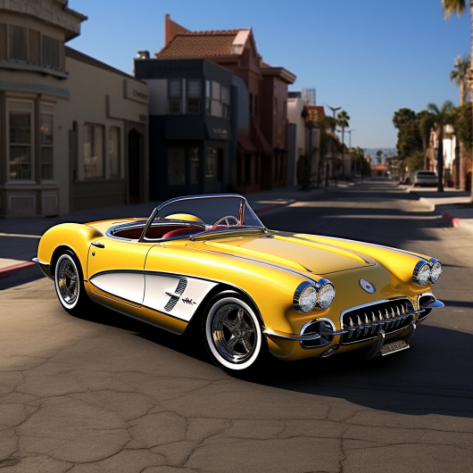 Timeless Vintage '53 Corvettes in 5K. Set of 5. - Etsy