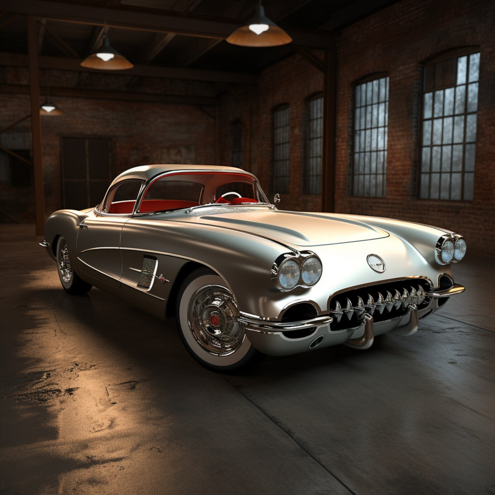 Timeless Vintage '53 Corvettes in 5K. Set of 5. - Etsy