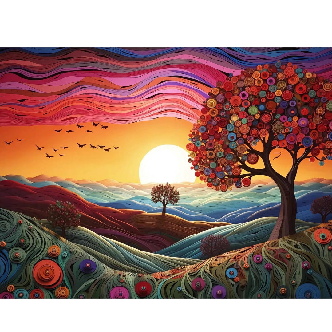 Gustav Klimt Inspired Art Bundle - Set of 5 in 17K Landscape Prints for ...