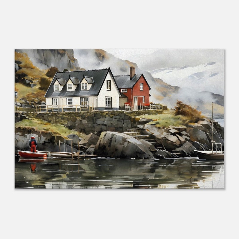 Fishing Village - Etsy