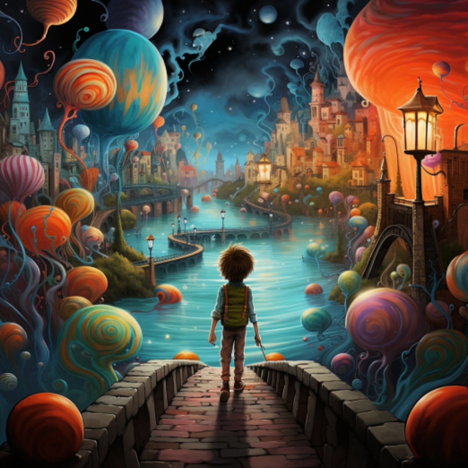 Dr. Seuss-inspired Digital Art in 5K Set of 5 - Etsy