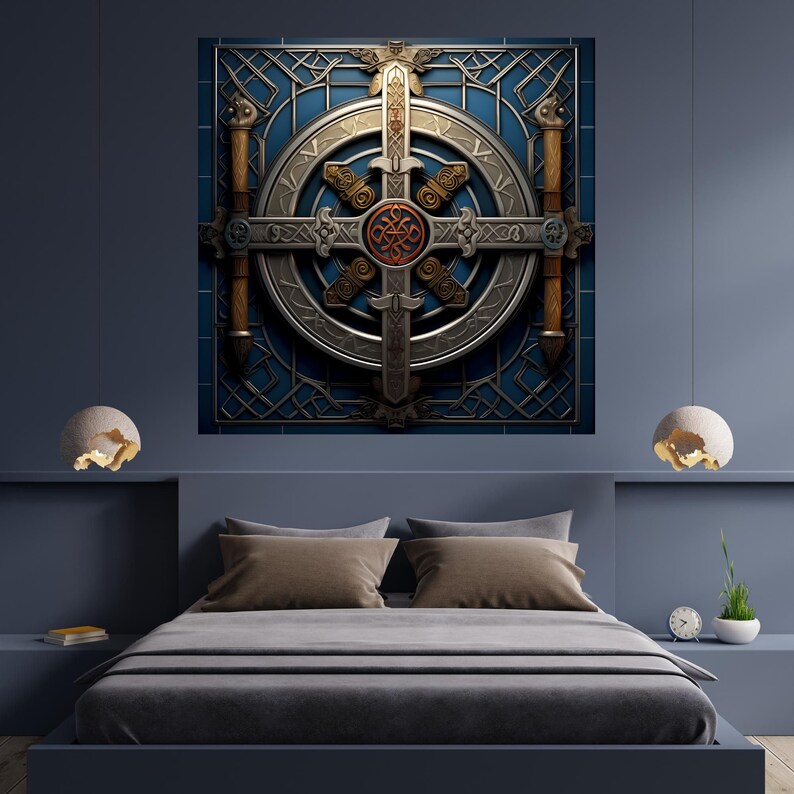 Celtic Print Art, Medeivel Style Print, Norse Style Print, Viking ...