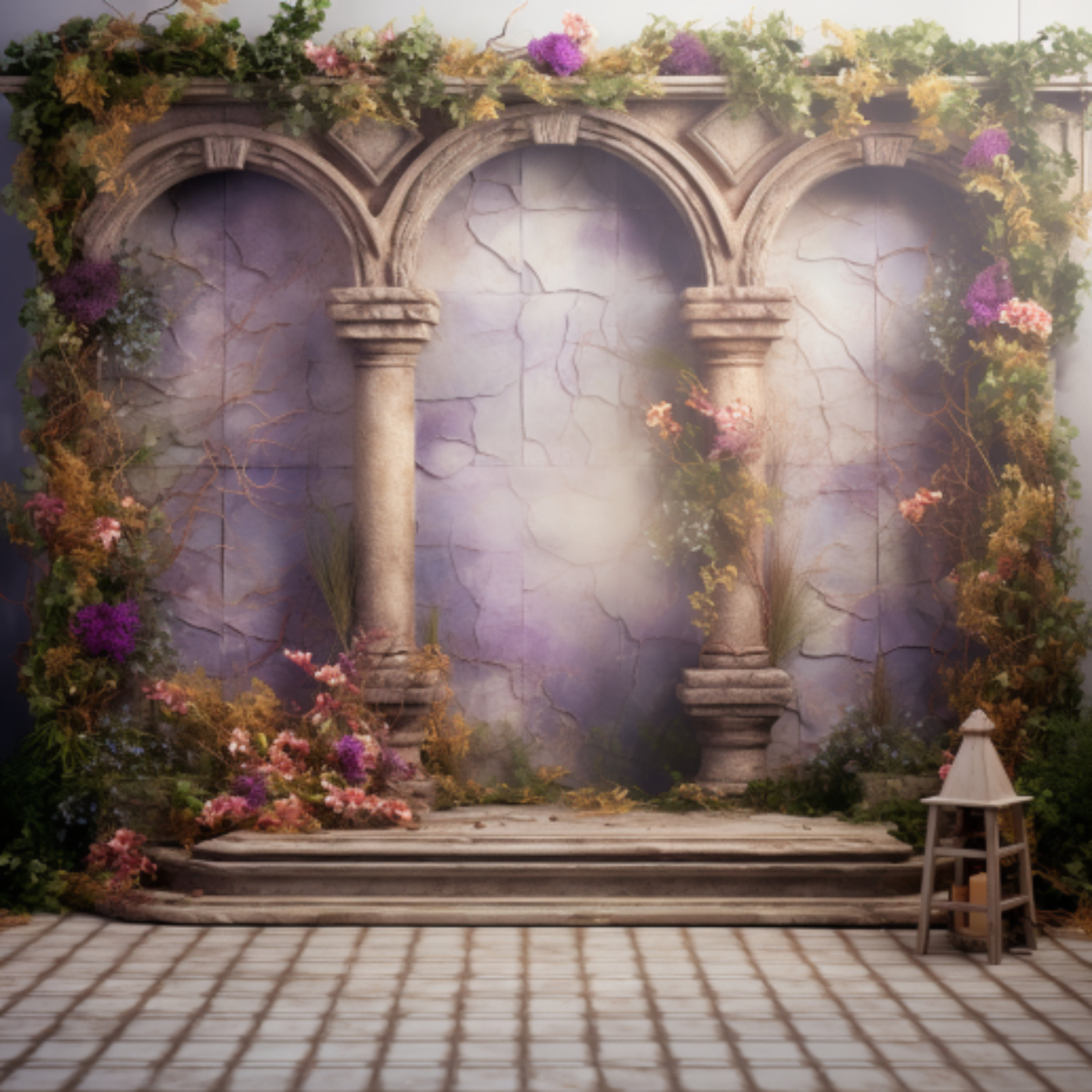 Weddings and Maternity Unforgettable Moments, Digital Backdrops. Set of ...