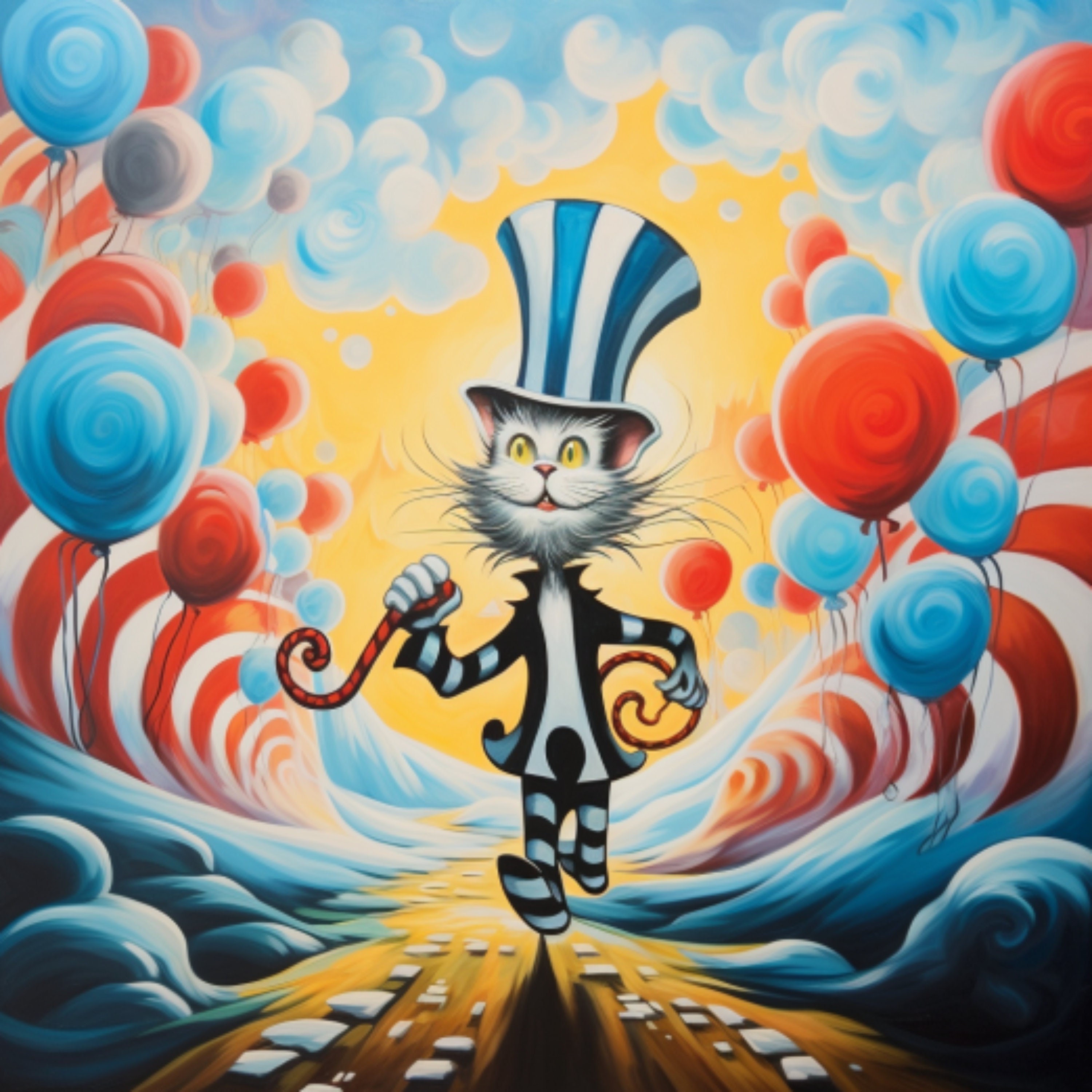 Dr. Seuss-inspired Digital Art in 5K. Set of 5 - Etsy